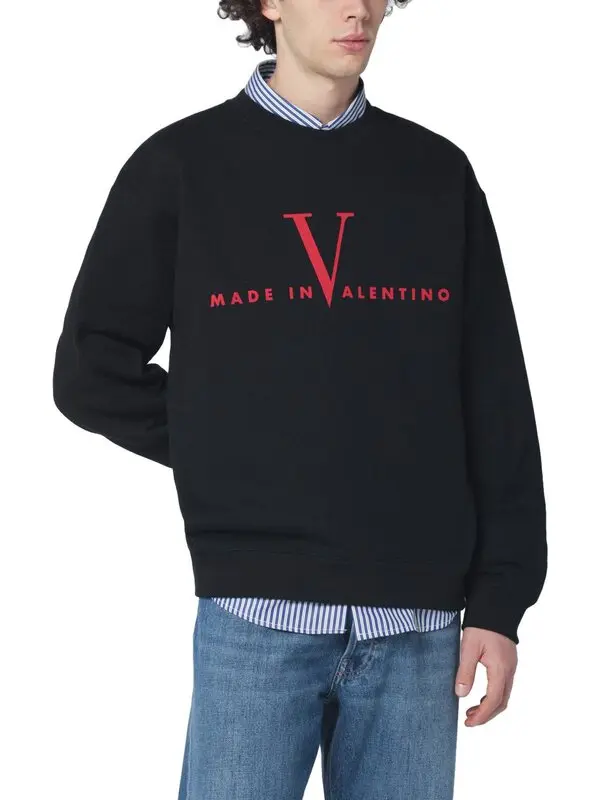 Valentino Garavani Made In Print Sweatshirt - Black