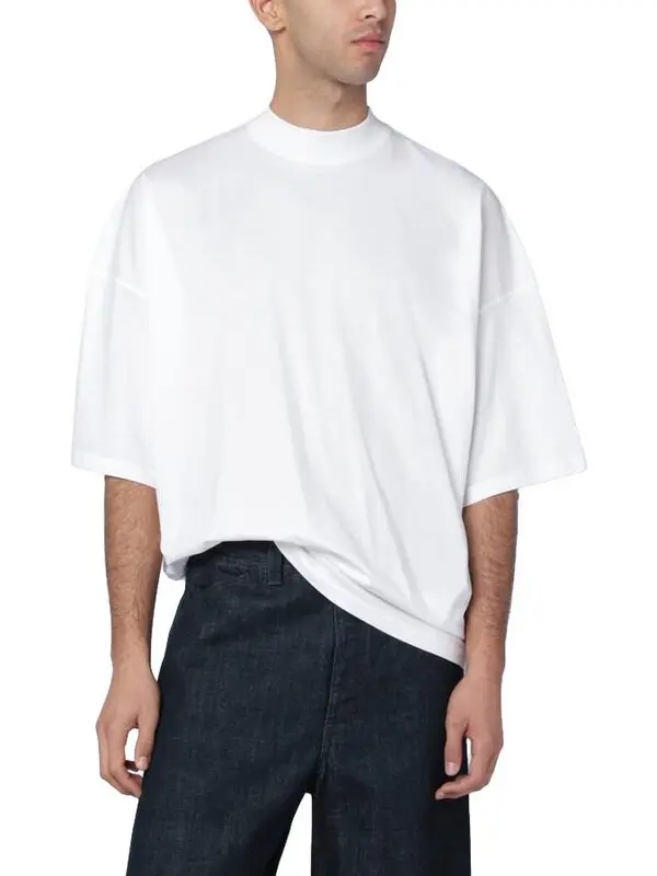 JIL SANDER Oversized Cotton T-shirt - White