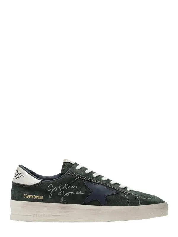 Golden Goose Stardan Leather Sneaker - Green