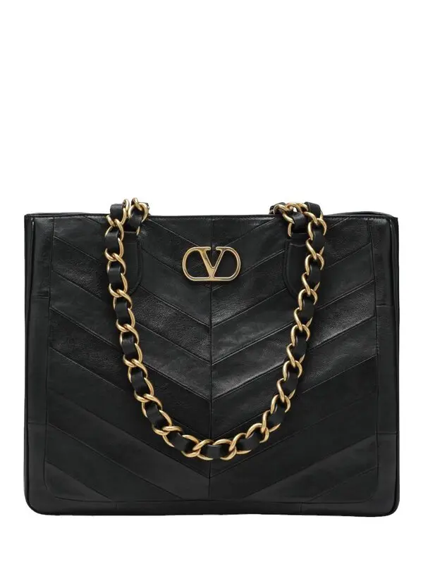 Valentino Garavani Laseine Shopping Bag - Black