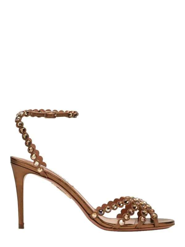 AQUAZZURA Tequila 85 Sandals - Metal