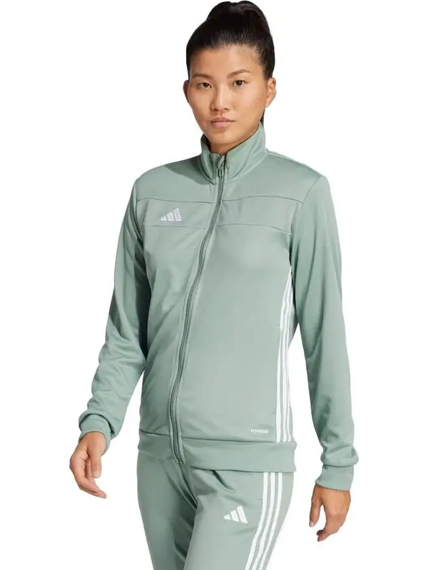 Adidas Tiro 25 Essentials Training Jacket - Silver Green / White