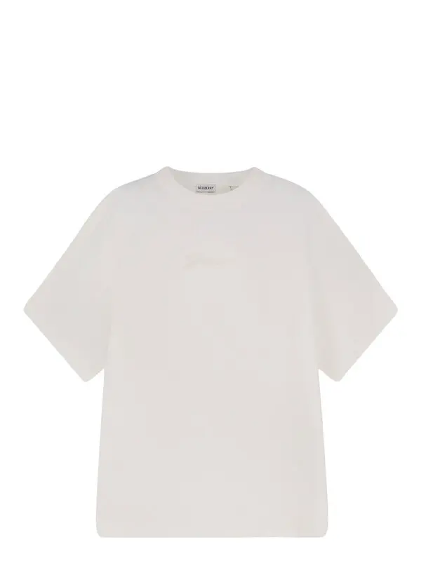 Burberry Ryan Organic Cotton Tshirt - White