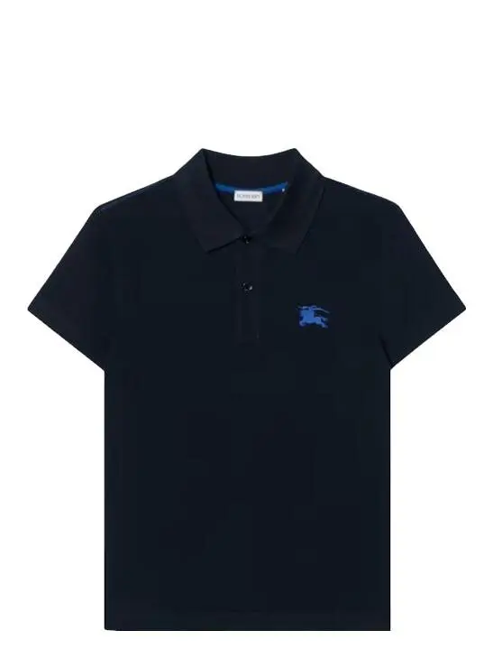 Burberry Embroidered Logo Polo Shirt 80914231 - Navy/blue