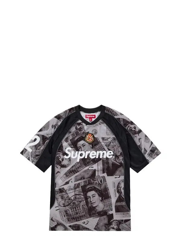 Supreme Pounds Soccer Jersey - Black
