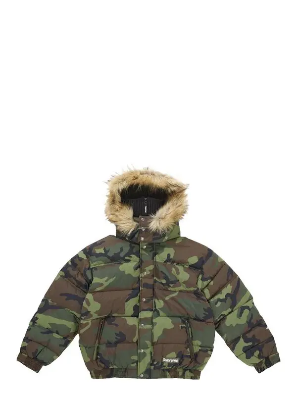 Supreme 700fill Down Puffer Jacket - Woodland Camo