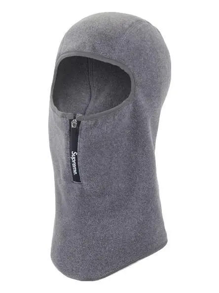 Supreme Polartec Zip Balaclava - Grey