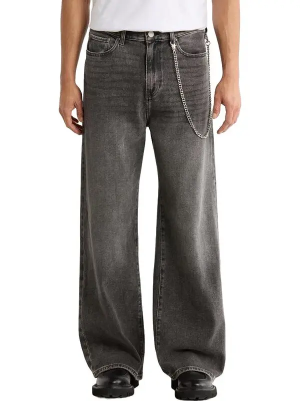 PACSUN Sawyer Straight Leg Jeans - Grey