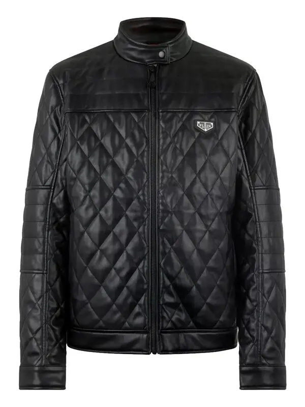 Philipp Plein Padded Zip-up Jacket - Black