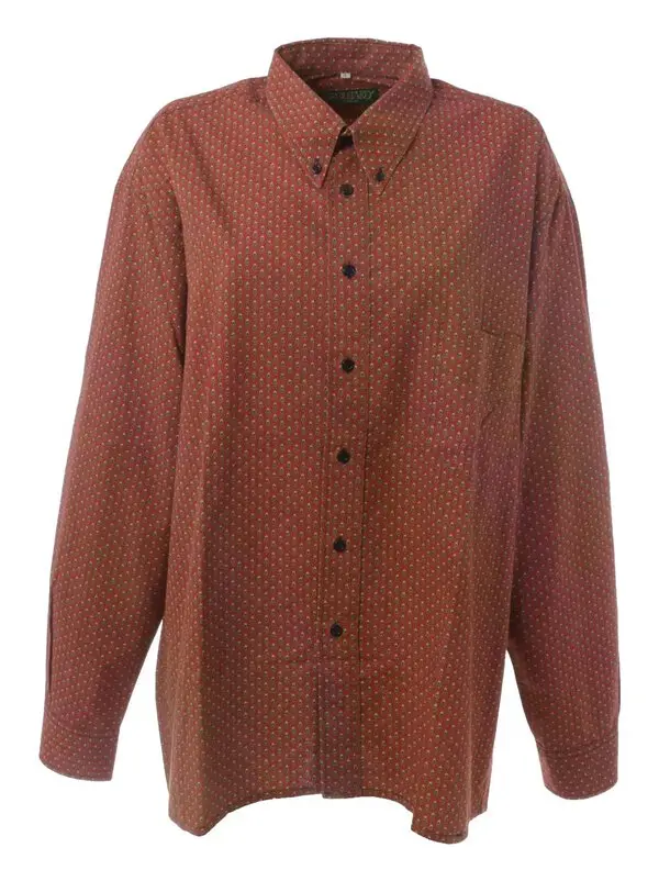 SOULEIADO Patterned Shirt - Red