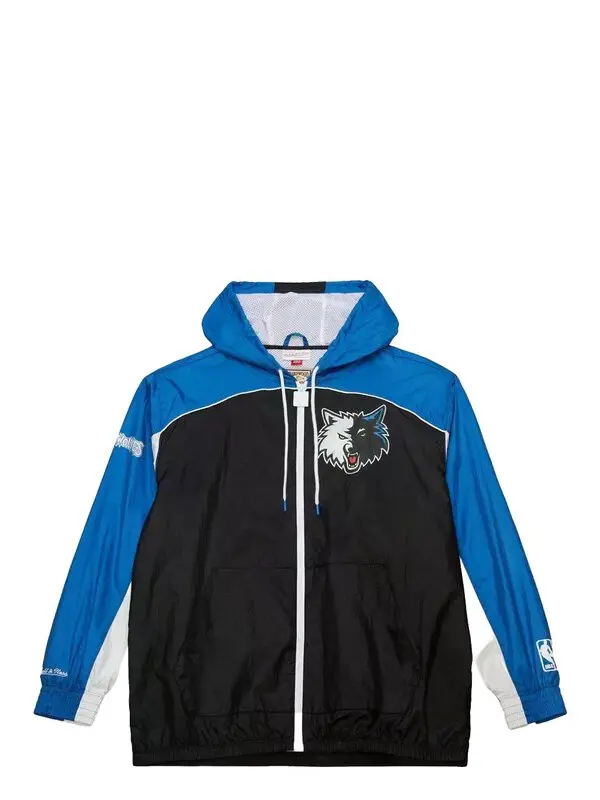 Mitchell & Ness Minnesota Timberwolves Big Shot Windbreaker - Blue
