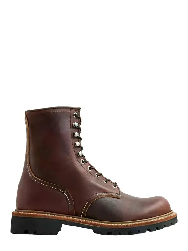 Red Wing Logger Leather Boots - Brown