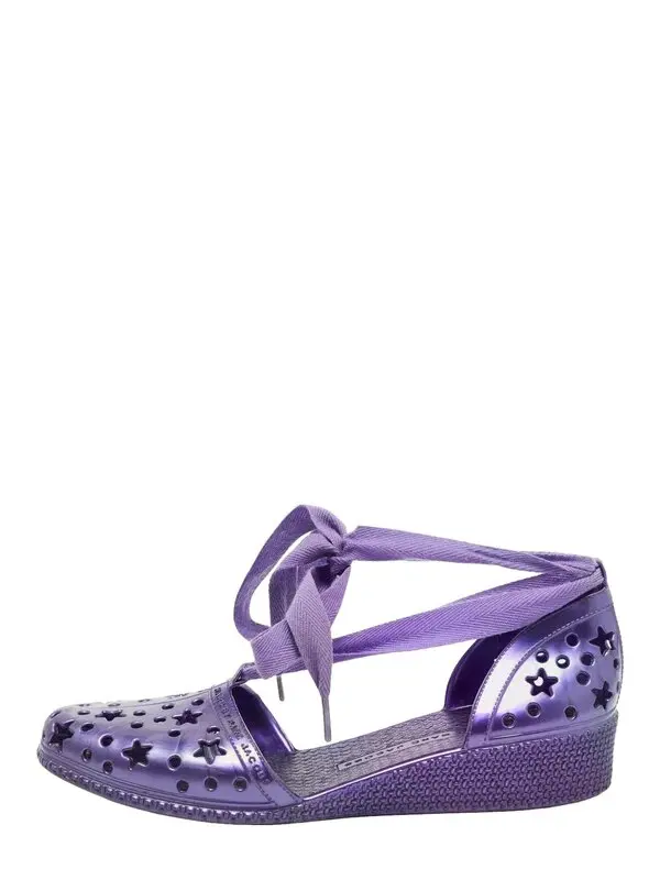 Marc Jacobs 30mm Star-embellished Heeled Espadrilles - Purple