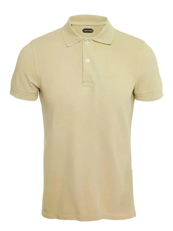 TOM FORD Button Polo Shirt - Neutrals