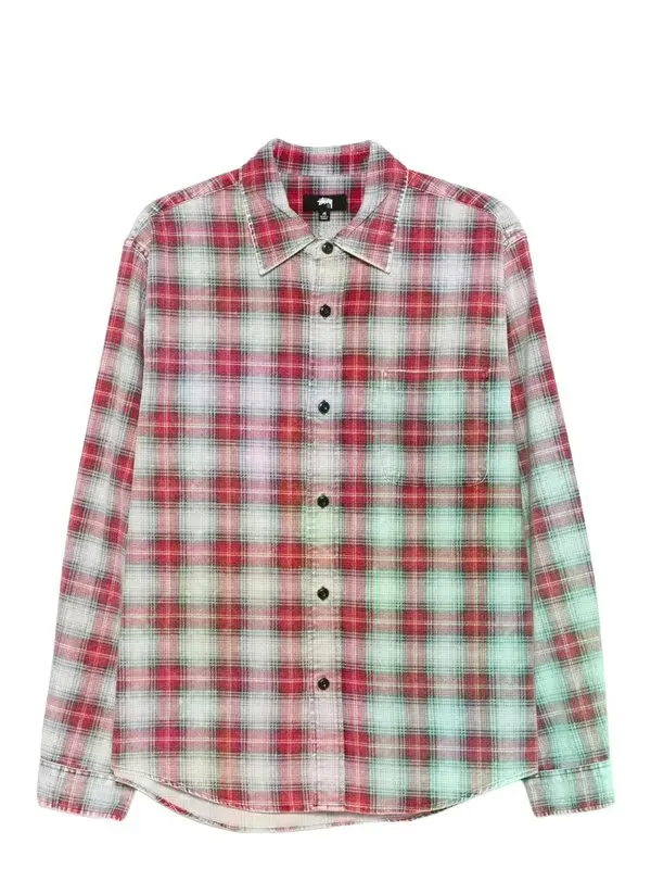 StÜssy Plaid Pattern Shirt - Red