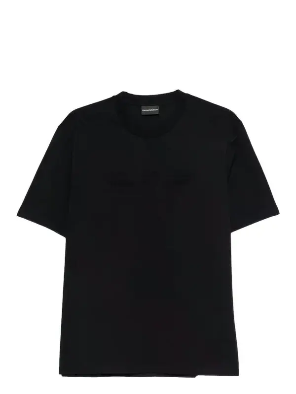 Emporio Armani Tonal-logo T-shirt - Black
