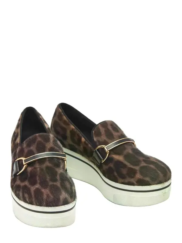Stella McCartney Binx Leopard-print Sneakers - Brown