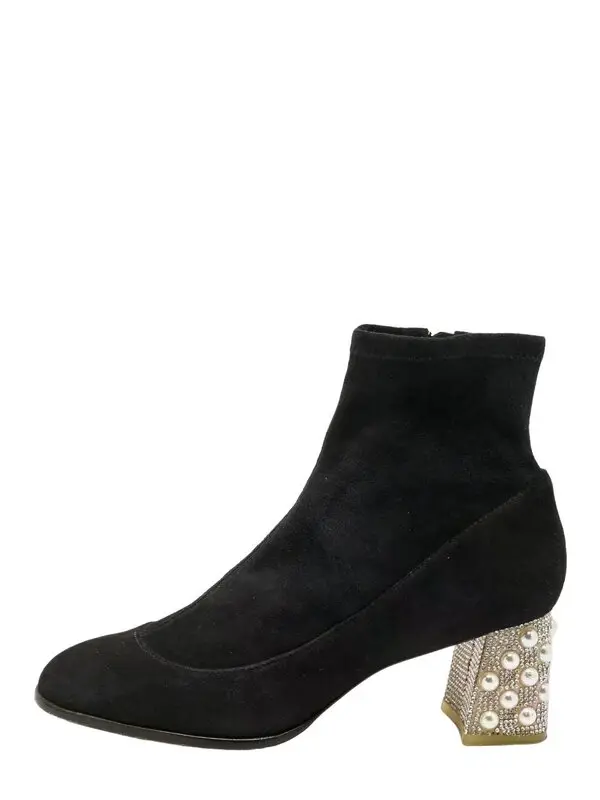 SOPHIA WEBSTER Felicity Ankle Boots - Black