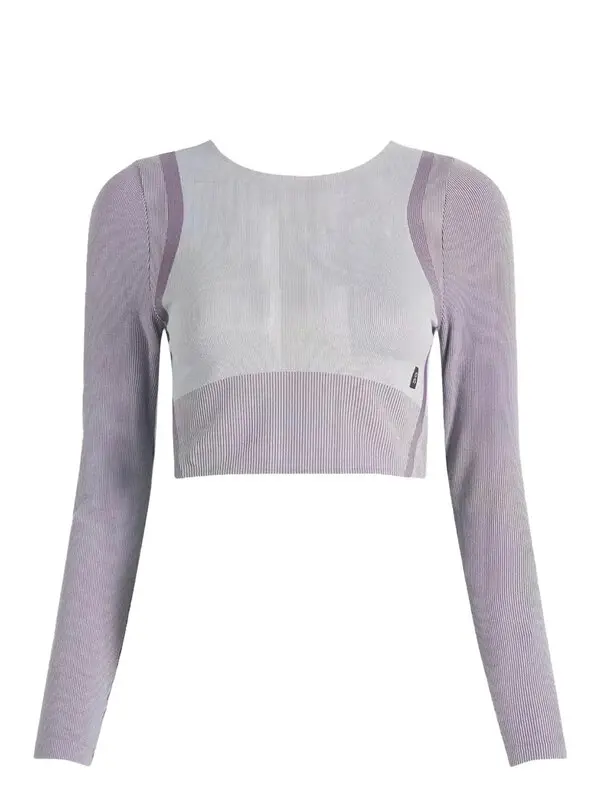 On Studio Knitted Crop Top - Purple
