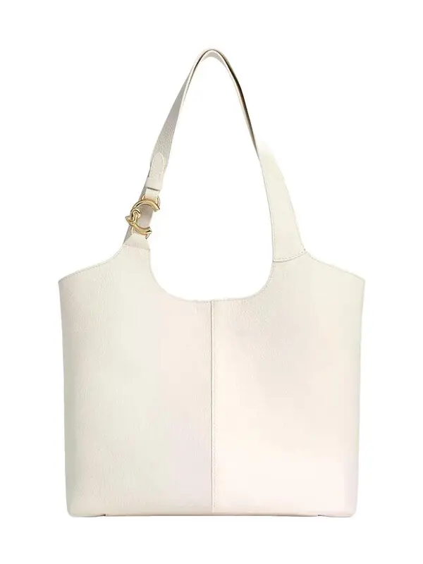 COCCINELLE Logo-plaque Shoulder Bag - White