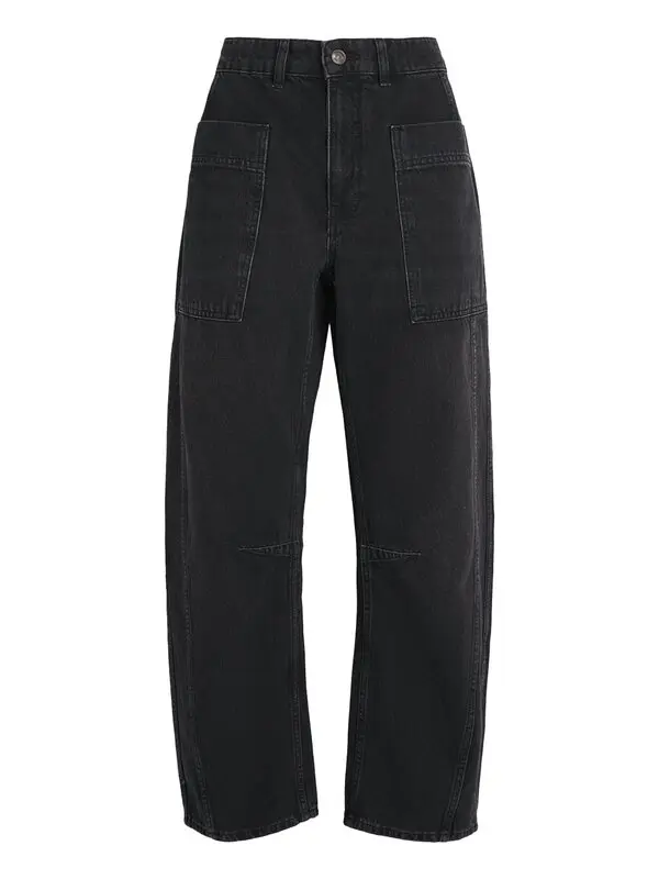 ME+EM Patch Pocket Engineered Jeans - Black