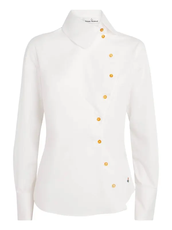 VIVIENNE WESTWOOD Cotton Poplin Bella Shirt - White