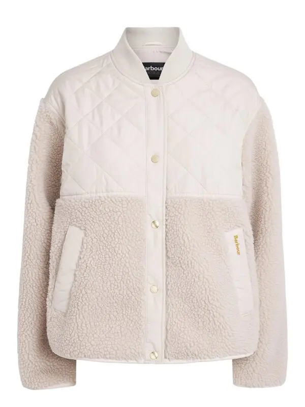 Barbour Wetherby Fleece Jacket - Beige