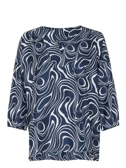 Vilebrequin Printed Silk Shirt - Blue