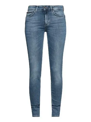 LIU •JO Slim Fit Jeans With Appliqués - Blue