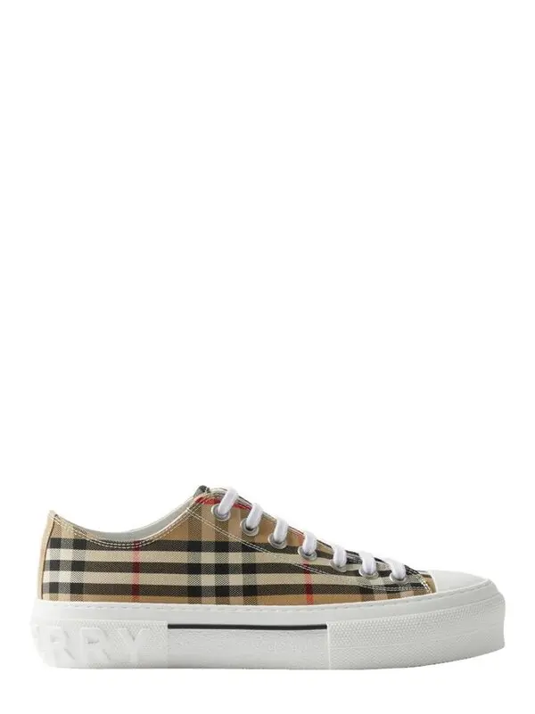Burberry Check Sneakers - Archive Beige
