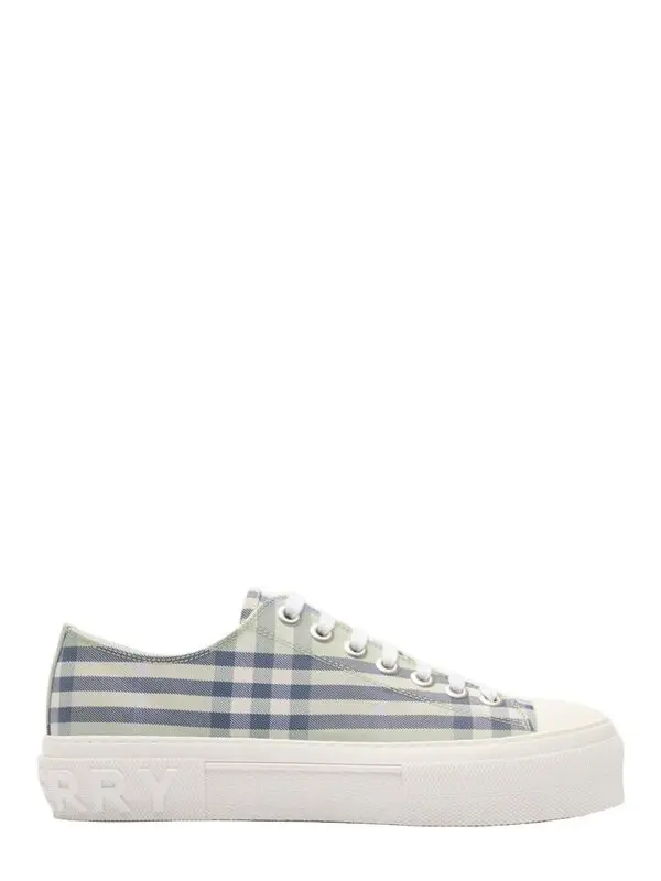 Burberry Check Sneakers - Seafoam Green