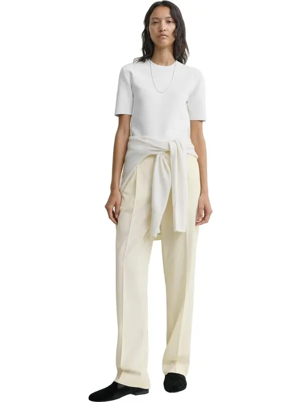 TOTEME Pleated Trousers - Off-white
