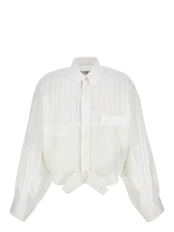 MAISON MARGIELA Asymmetric Shirt - White