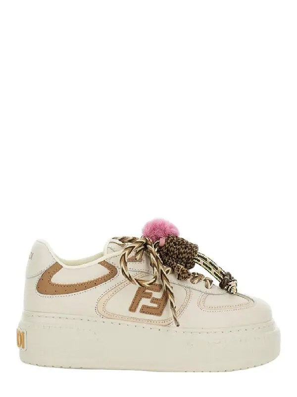 Fendi Match Sneakers - White