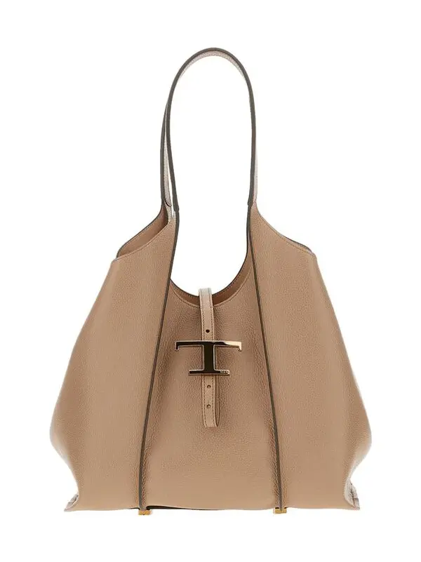 TOD'S Timeless Small Shopping Bag - Grey