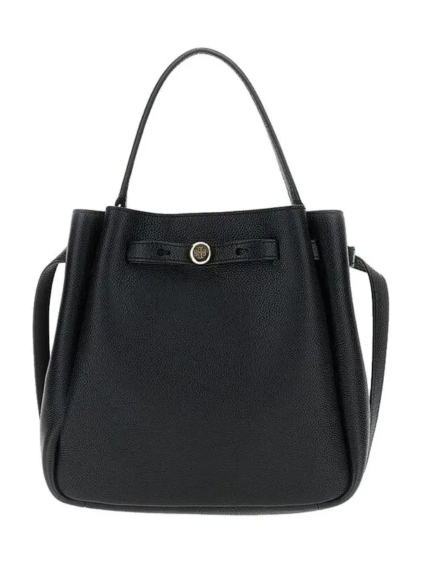 Tory Burch Romy Bucket Bag - Black