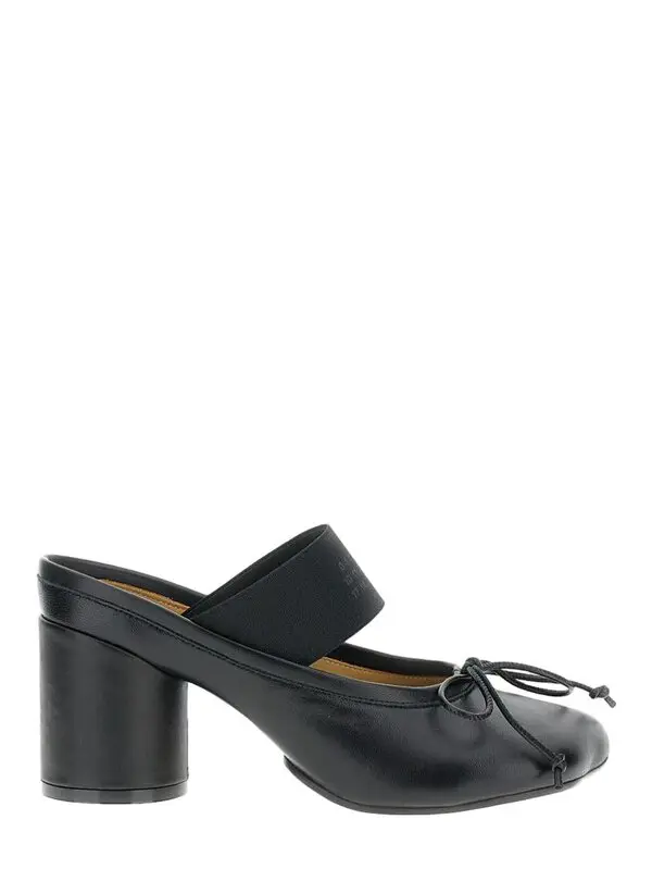 MAISON MARGIELA Heeled Ballerina - Black