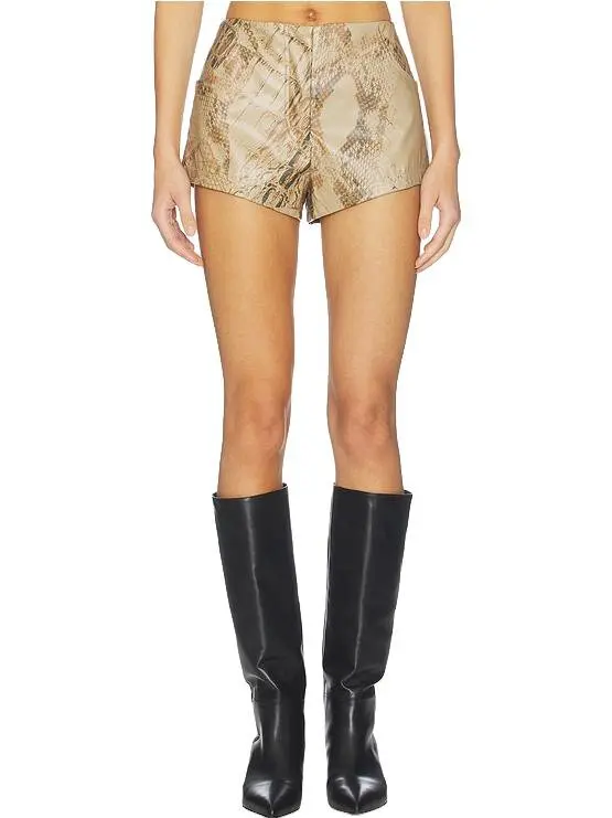 BY.DYLN Brayden Micro Short - Beige
