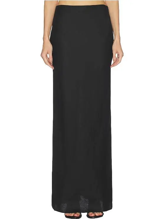 Cult Gaia Chantel Maxi Skirt - Black