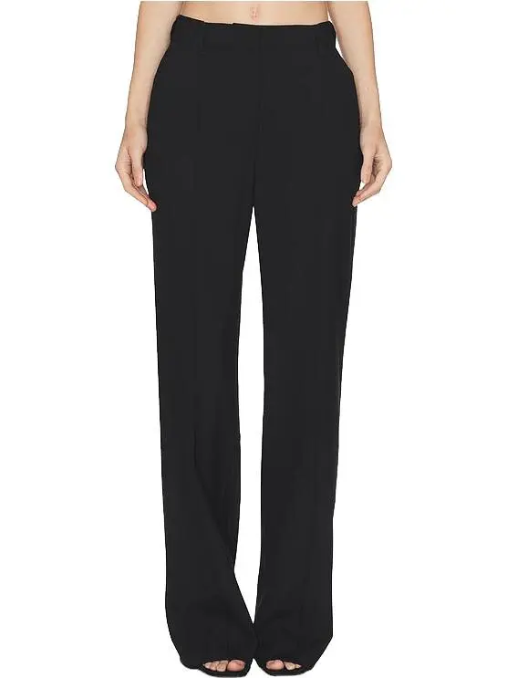 HAELO Flex Waist Tailored Trousers - Black