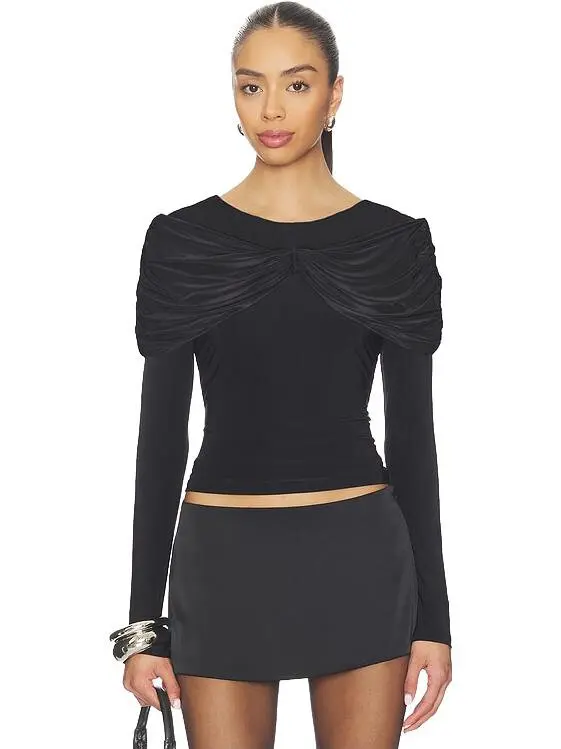 LOVERS AND FRIENDS Eugene Top - Black