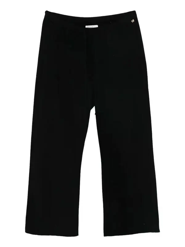 EXTREME CASHMERE X Drawstring-waist Trousers - Black