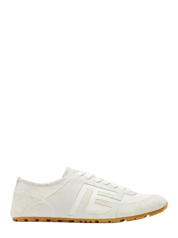 Balmain Racer Panelled Sneakers - White