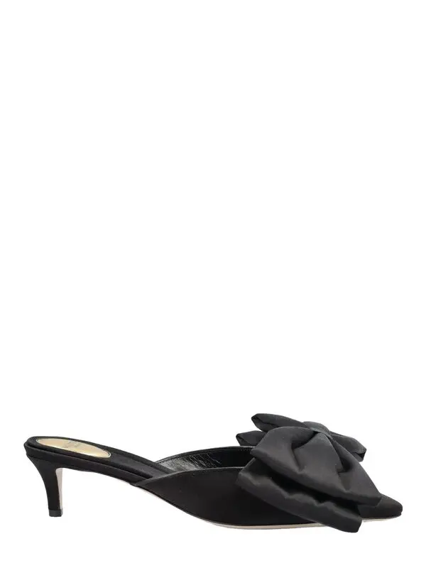 Valentino Garavani Bow Mules - Black