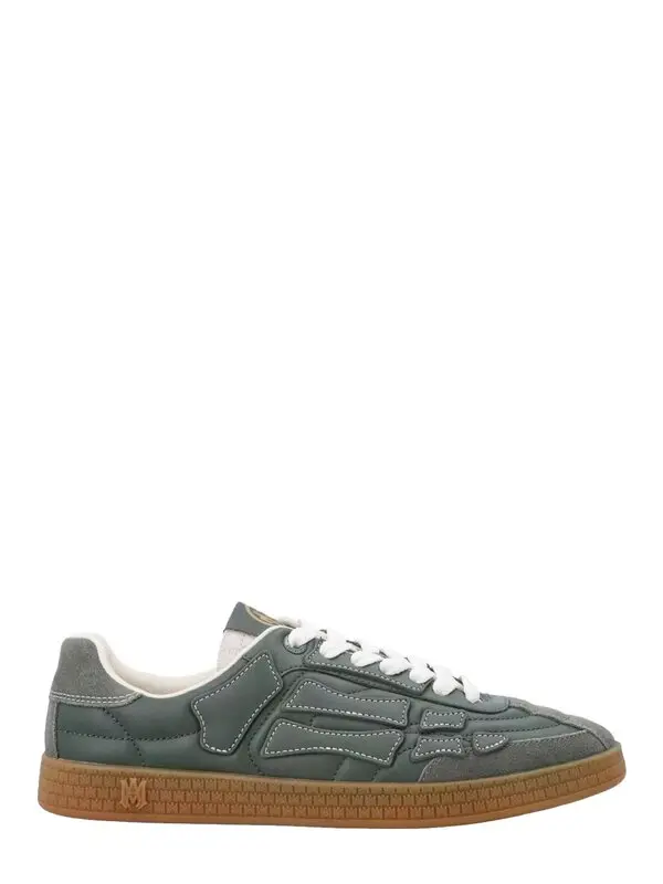 Amiri Pacific Bones Leather Sneakers - Green