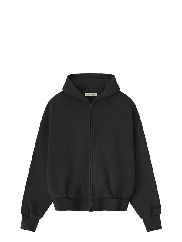 Fear Of God Classic Full-zip Hoodie - Black