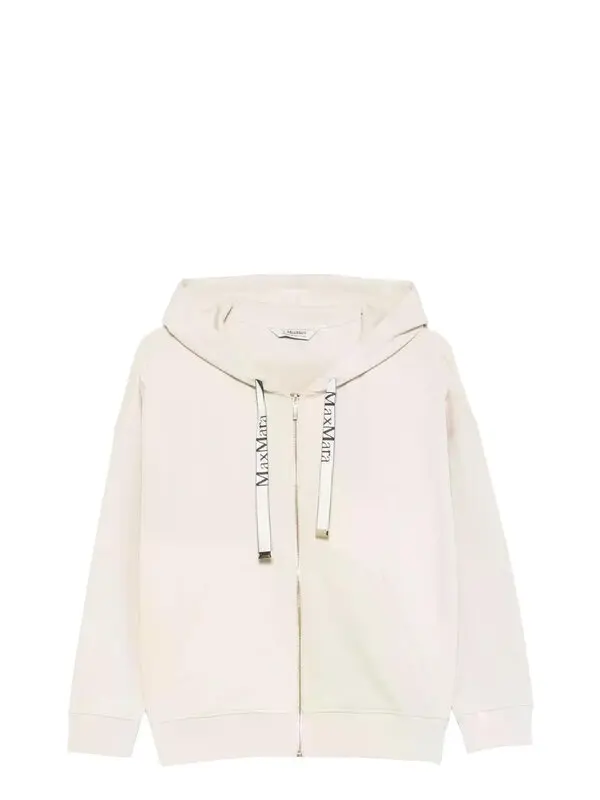 Max Mara Zip-up Hoodie - Neutrals