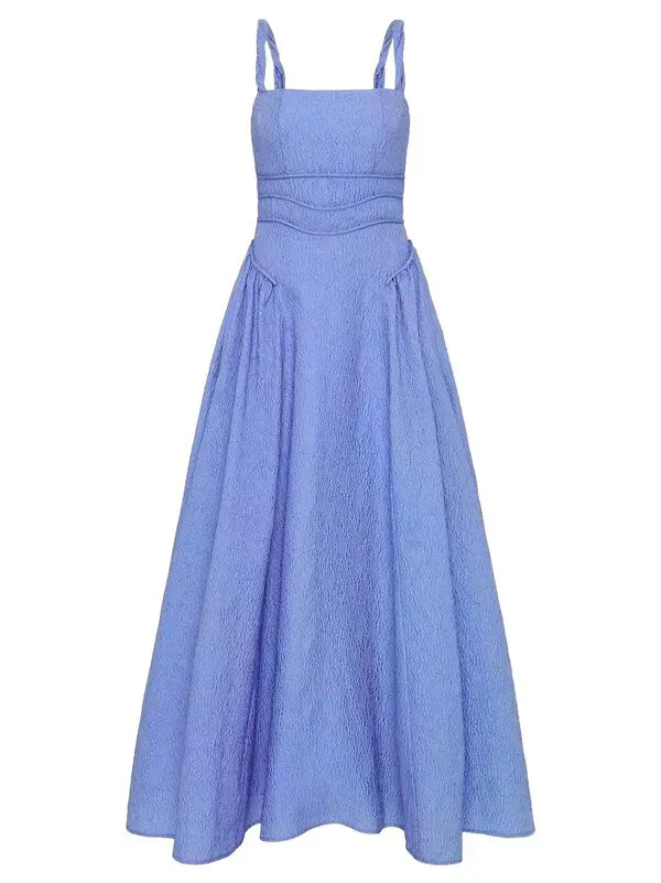 Rachel Gilbert Sophia Textured Dress - Blue