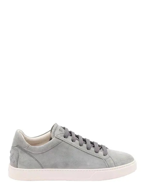 TOD'S Leather Low-top Sneakers - Grey