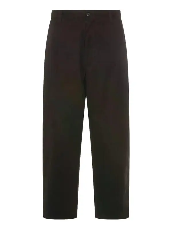 Carhartt Work In Progress Button Patch Trousers - Black